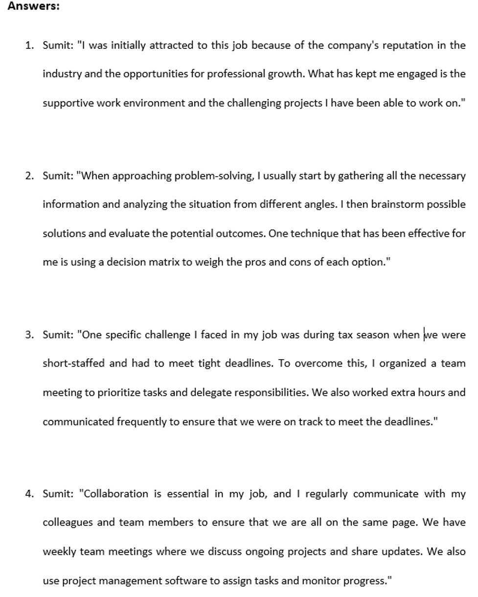 Organizational Interview Report | Free Essay Examples